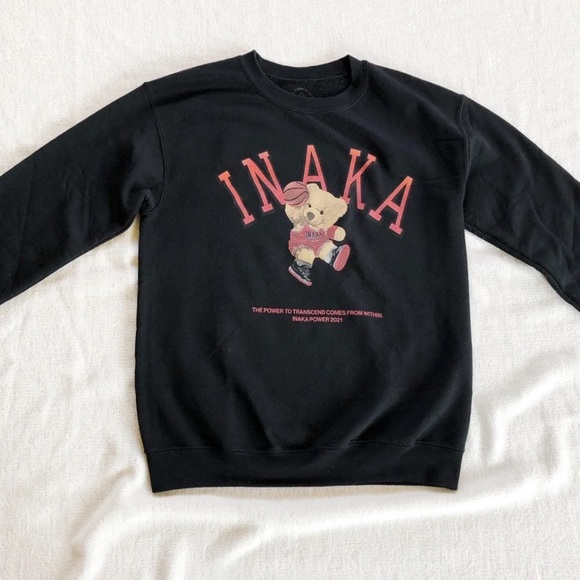 Inaka Power | Sweaters | Inaka Power Bred Teddy Crewneck | Poshmark